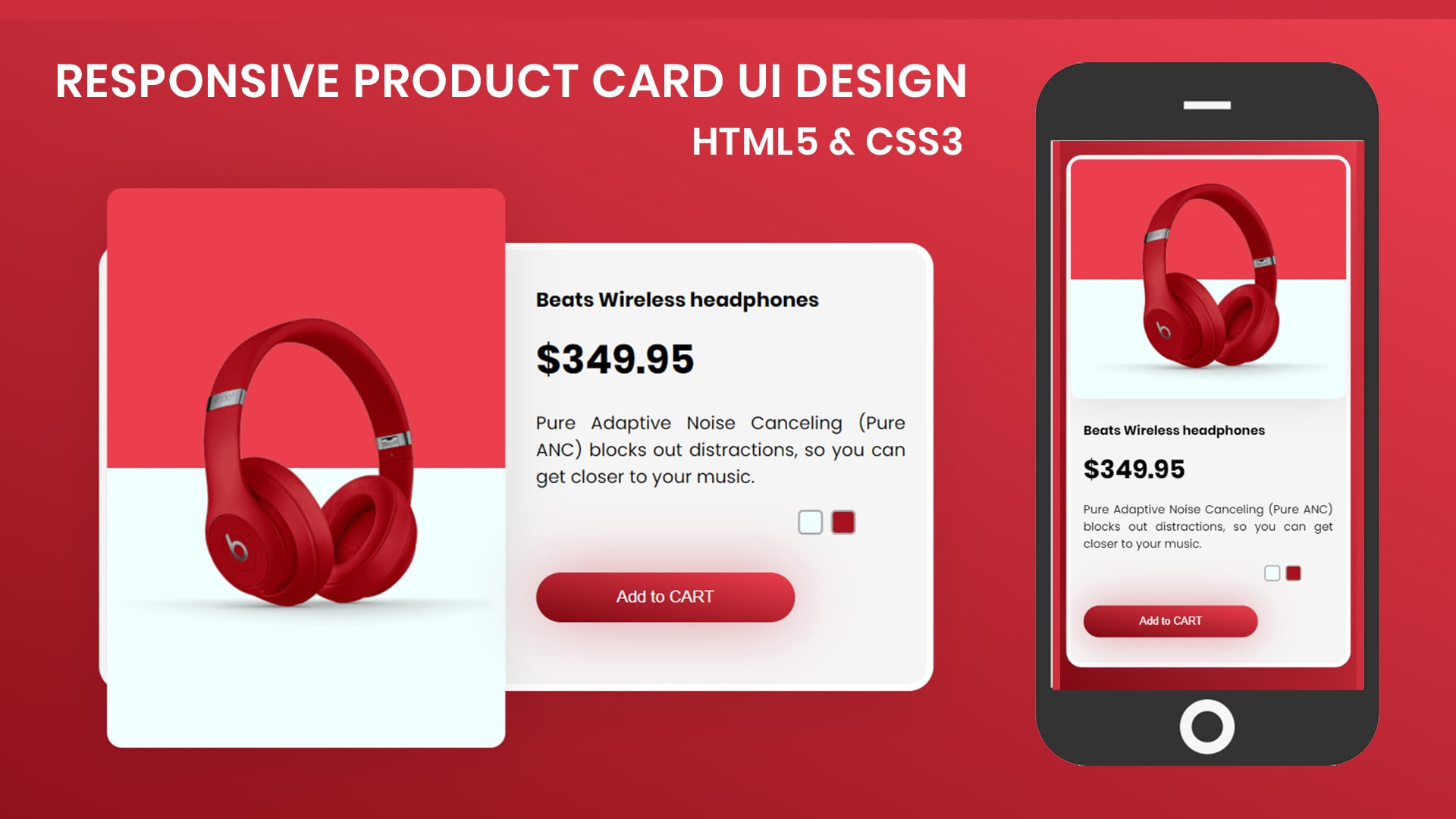 Creative Product Card Design E commerce Card Using Html5 CSS 